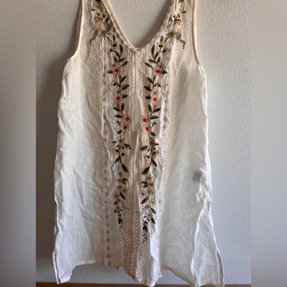 Johnny Was | Tops | New Johnny Was Linen Tunic Nwot | Poshmark